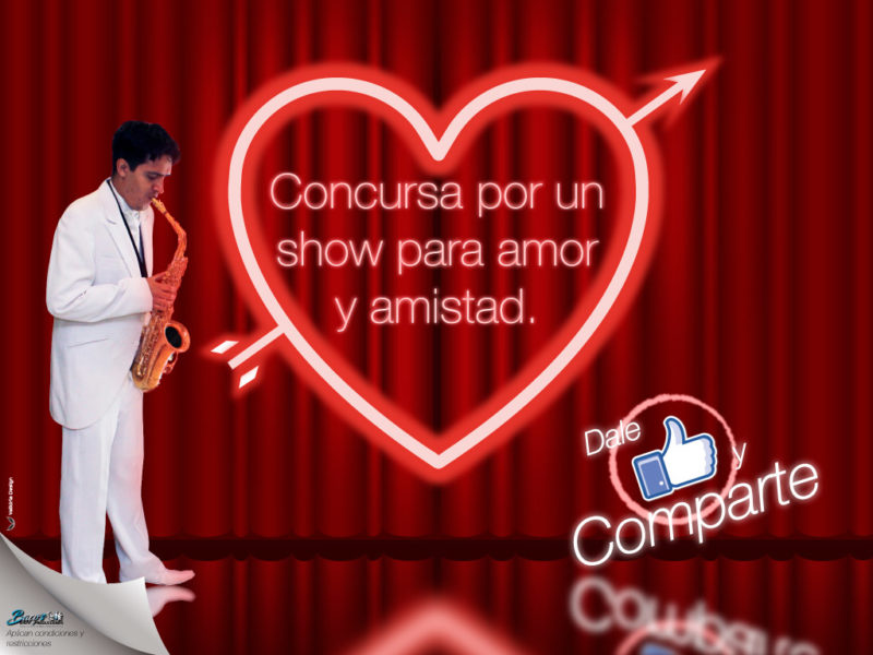 amor y amistad 2020 Gana un Show de música romántica para tu pareja